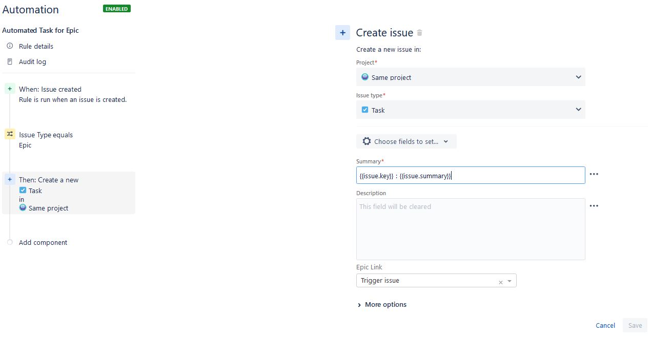 Solved: Adding the name of Epic into Sub-tasks Summaries