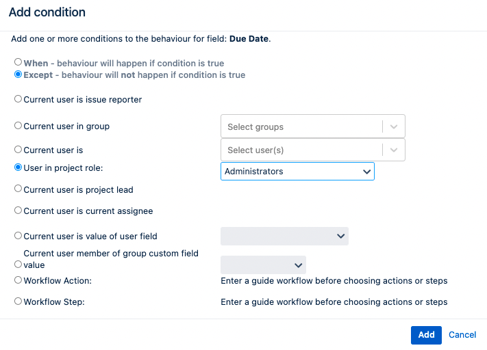 role based access to edit a due date for 1 issuety...