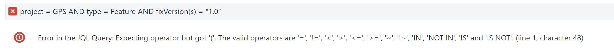 Solved: FixVersion in JQL