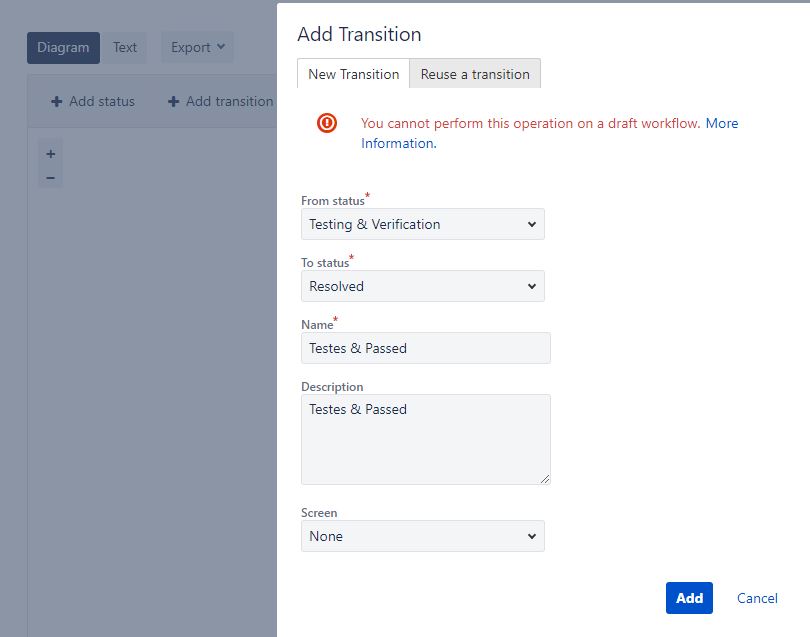 Ticket Workflow Issue