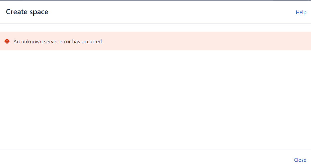 Confluence 7130 An Unknown Server Error Has Oc
