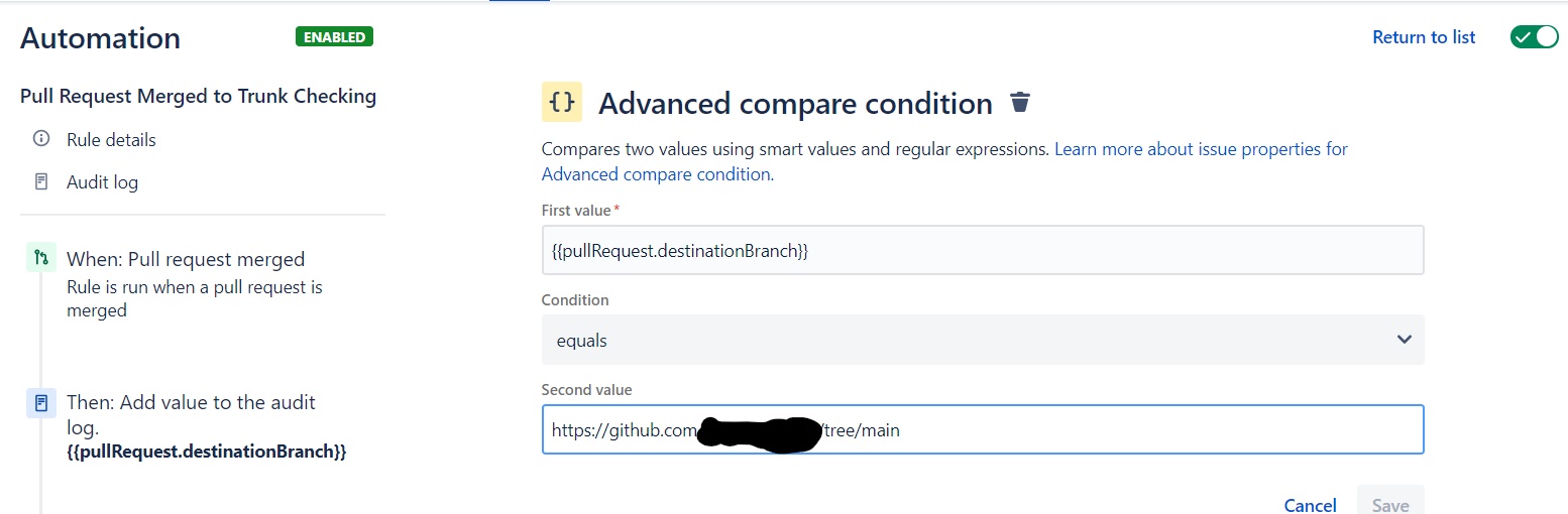 Solved Transition Issue When Pull Request Is Merged On A