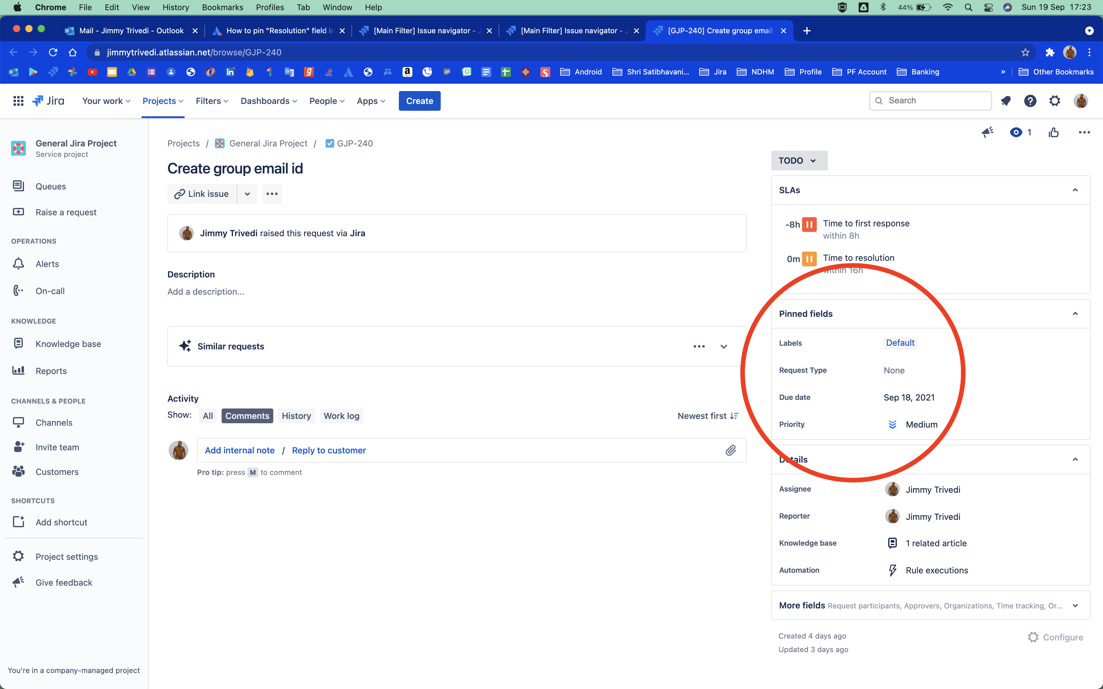Solved: How to pin "Resolution" field in Jira?