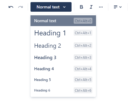 Monospace text