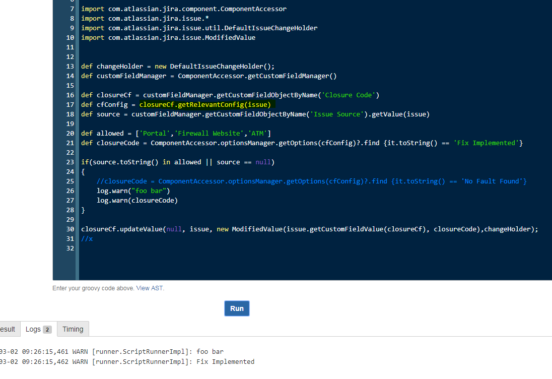 Solved Set Custom Field Value In Post Function 6518