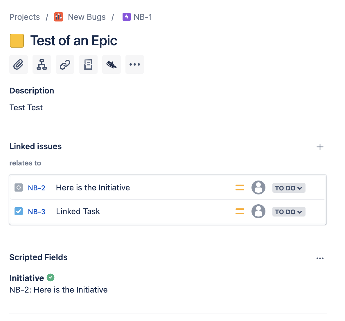 Solved: Read-Only custom Scripted field from Linked Issues