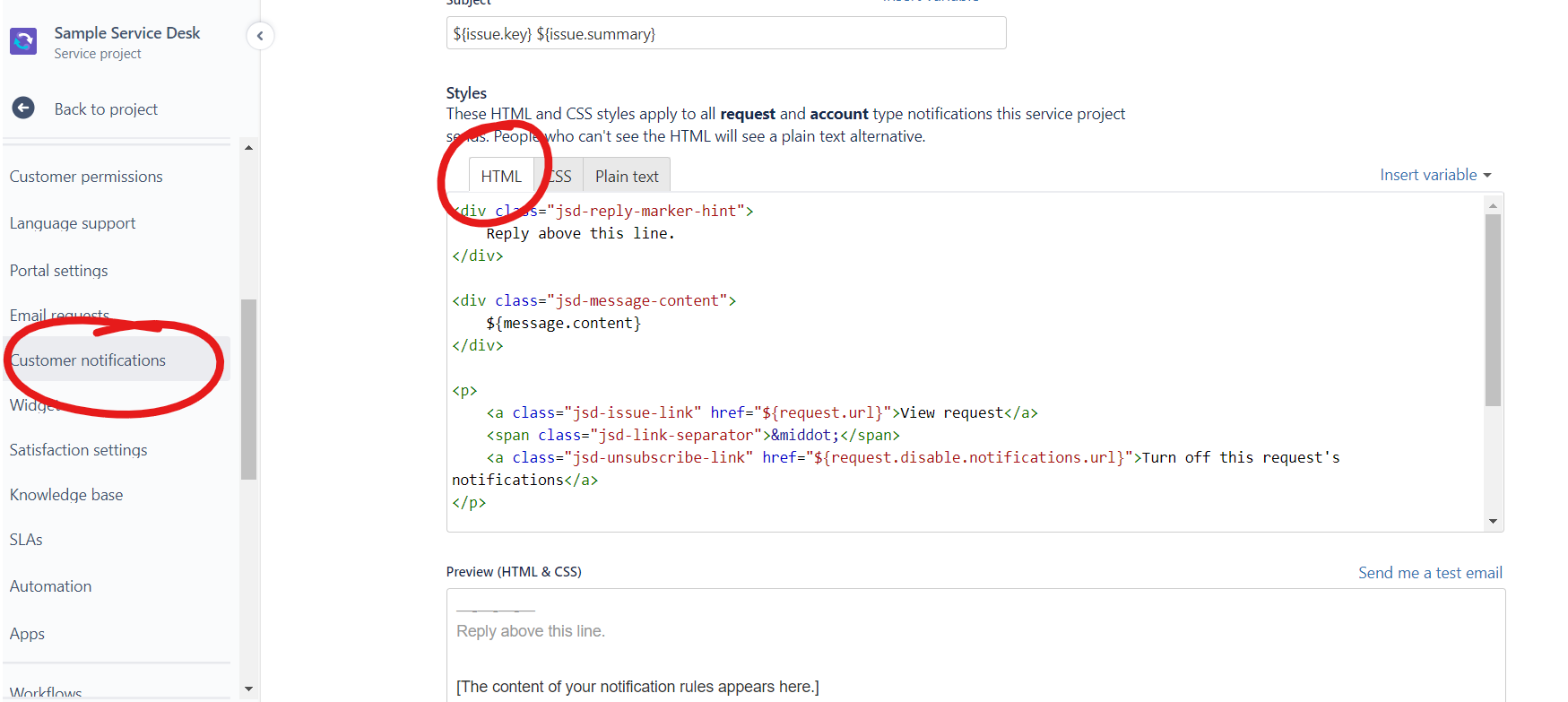 Solved: Customer notifications - template not being used f...