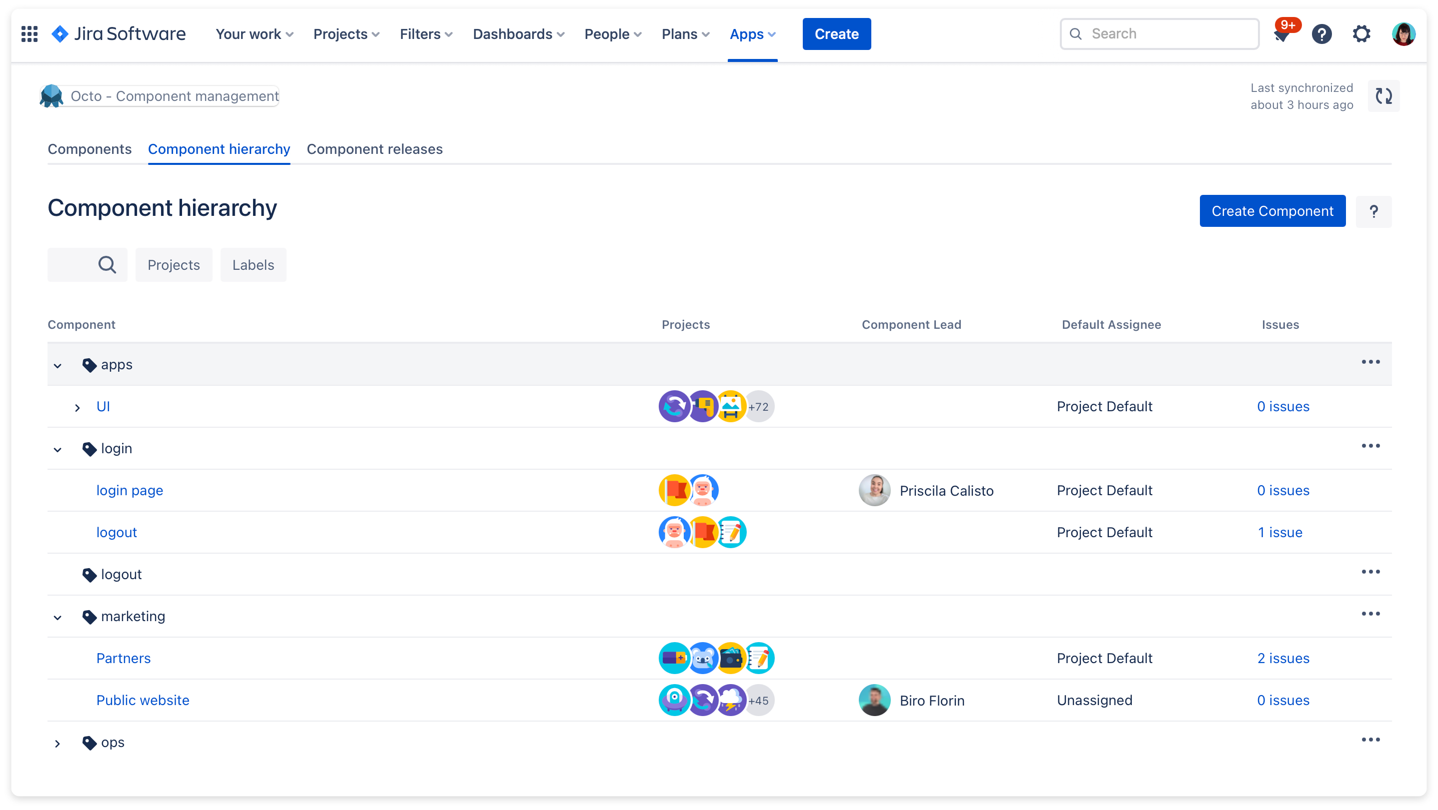 Octo feature update - Jira component management hi... - Atlassian Community