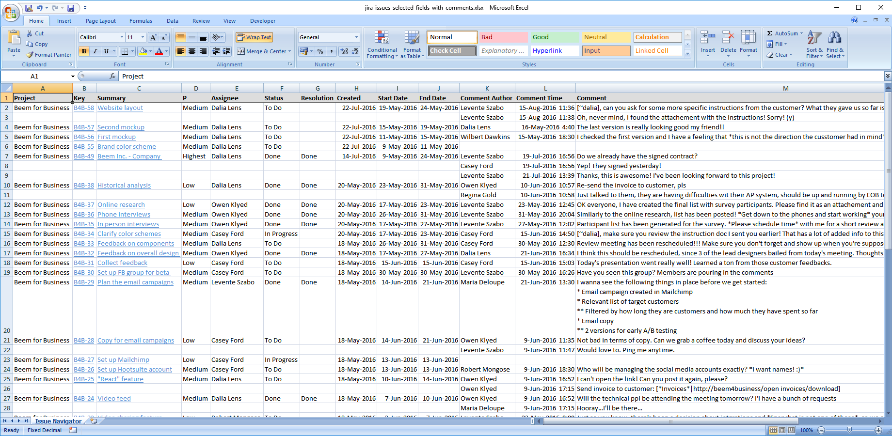 Solved Test Jira Csv Export Create New Line