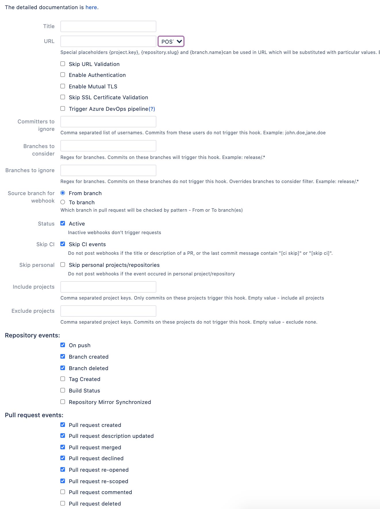Webhook by branch name Bitbucket Cloud to Jenkins