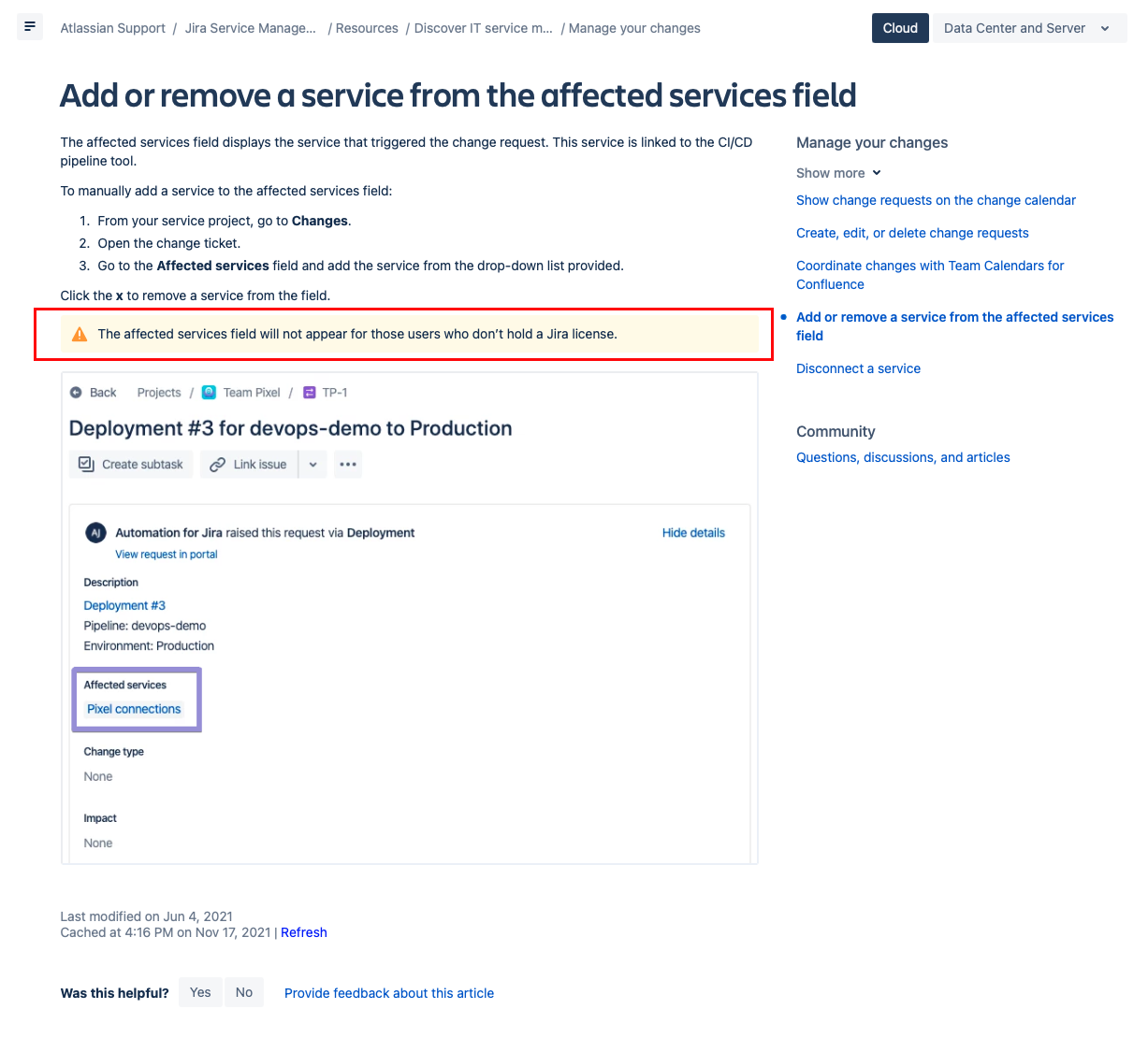 Solved: Why use Services over Components when "Affected Se...