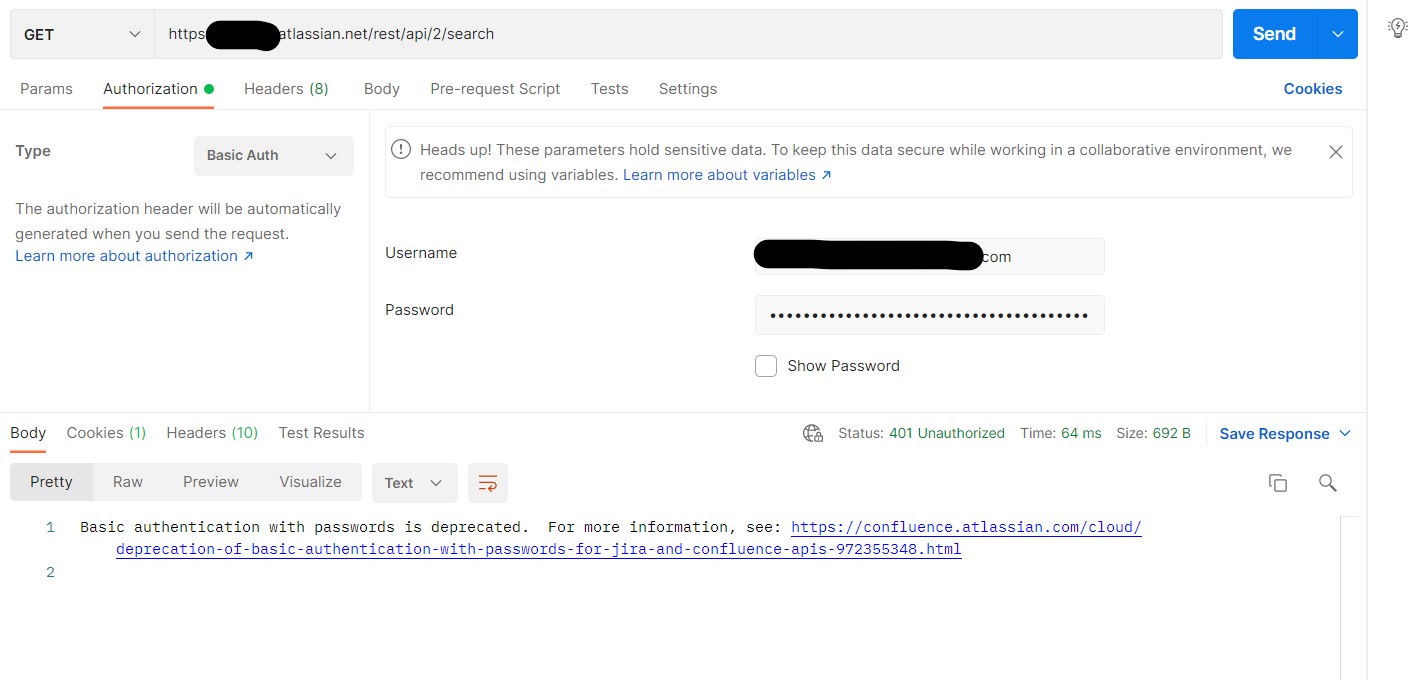 Cloud Api Authorization Postman Not Working