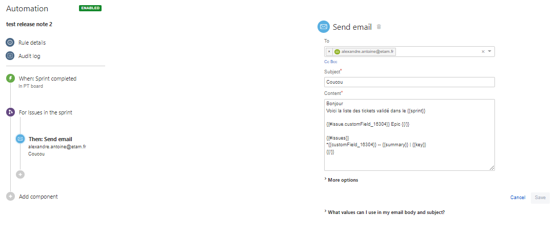 Solved: Jira automation - Sorting issue by customfield int...