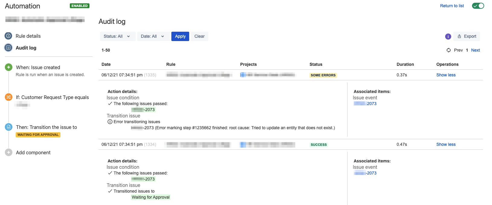 Solved: Automation for Jira (A4J) rules run twice