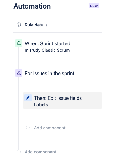 Solved: Can I automatically create a label when a sprint i...