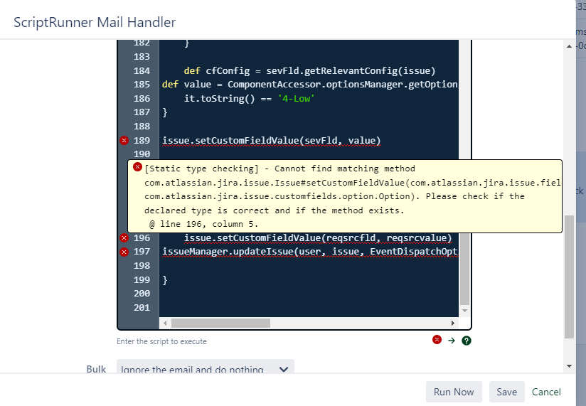Solved: Script runner mail handler - Read Body and find th...