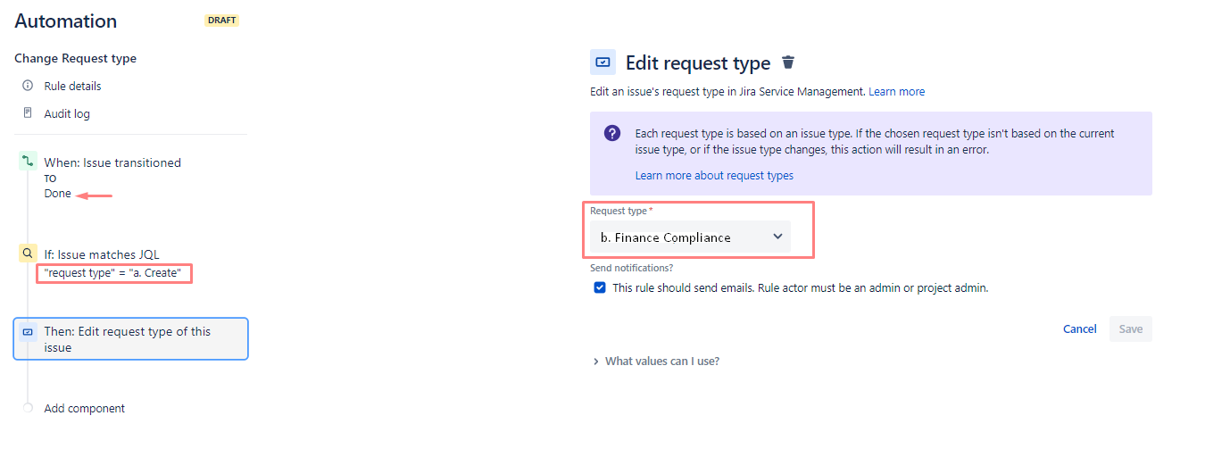 Jira Automation - Migrate Issue from Request Type ...