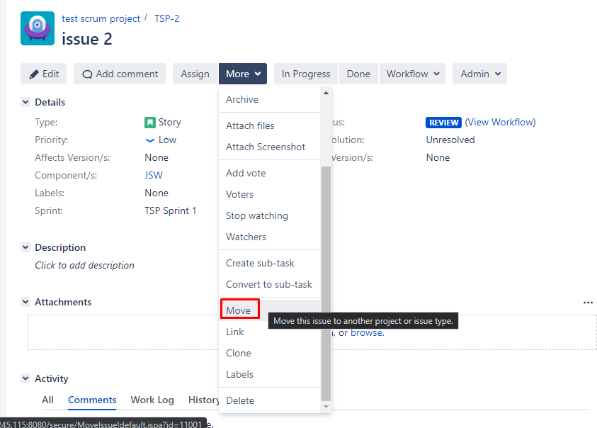 How to change the issue type from initiative to u...