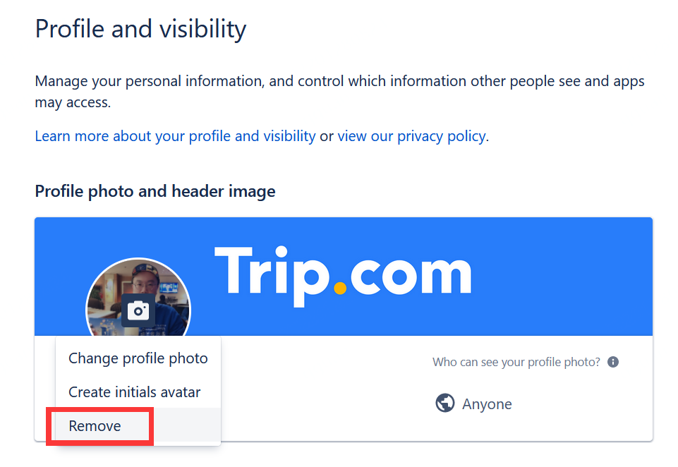 Profile picture/ avatar