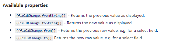 Solved: Jira automation compare customfield value change