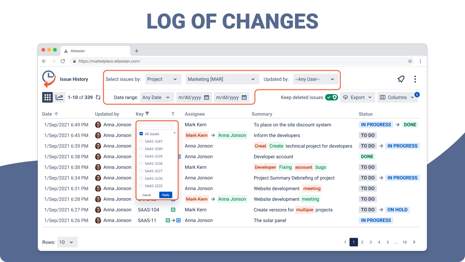 Audit in Jira: How to get Jira audit log and issue... - Atlassian Community