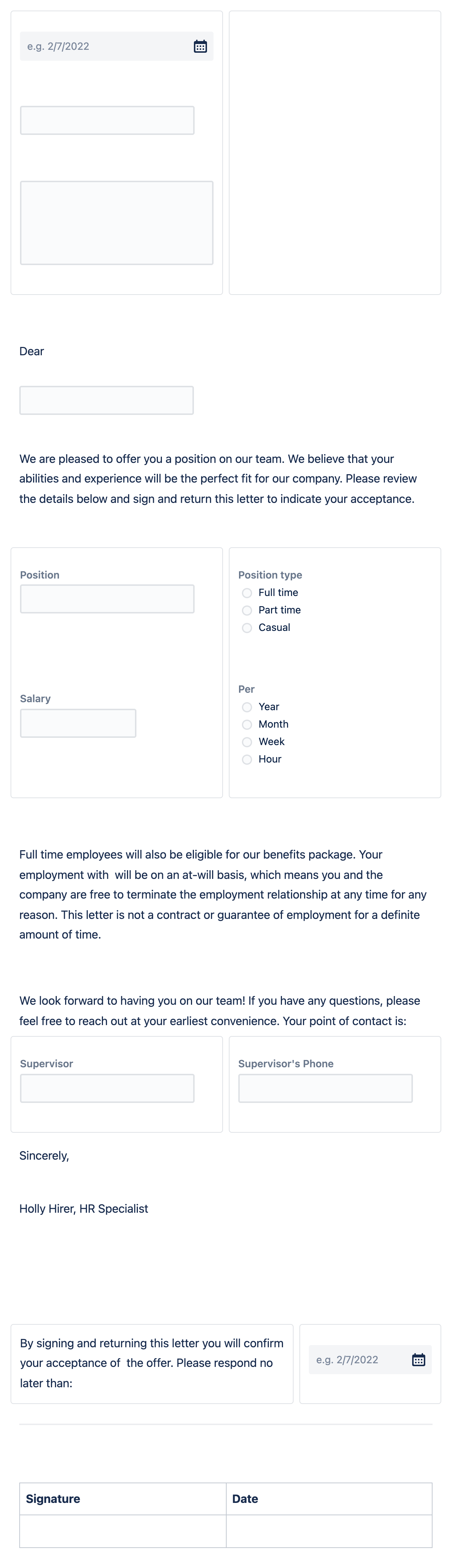 Forms Use Case: Recruitment - Atlassian Community