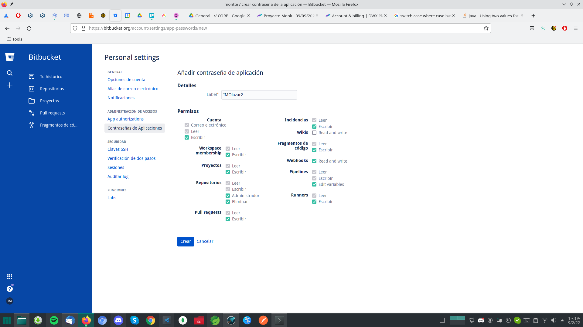 How can add app password to GitAhead