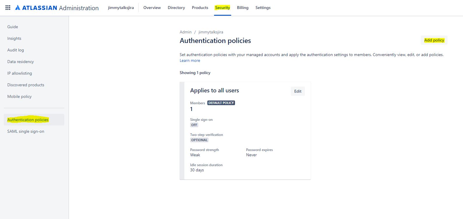 How To: Atlassian Access - Enable & Disable Two Factor Authentication for Managed Users