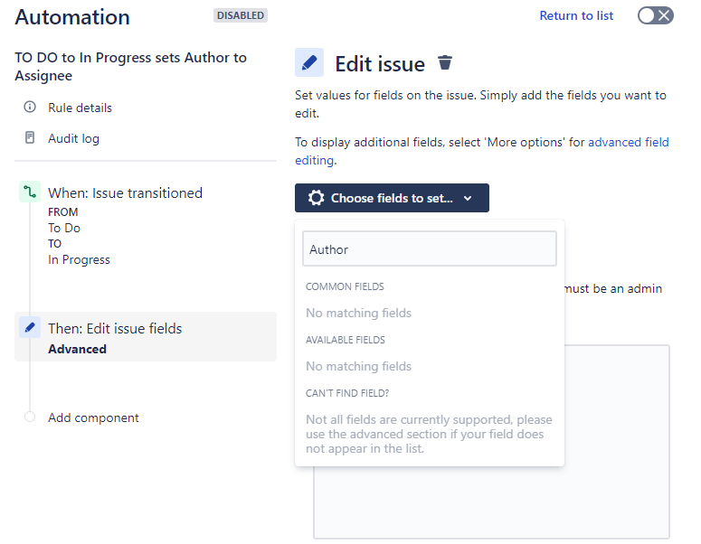 Solved: How to set a custom field to the assignee