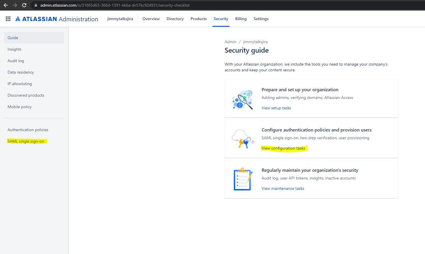 How To Atlassian Access Configure Saml Sso Authentication