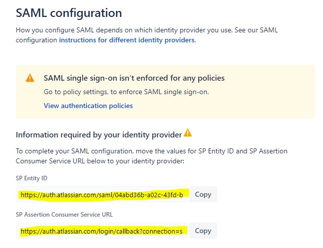 How To Atlassian Access Configure Saml Sso Authentication
