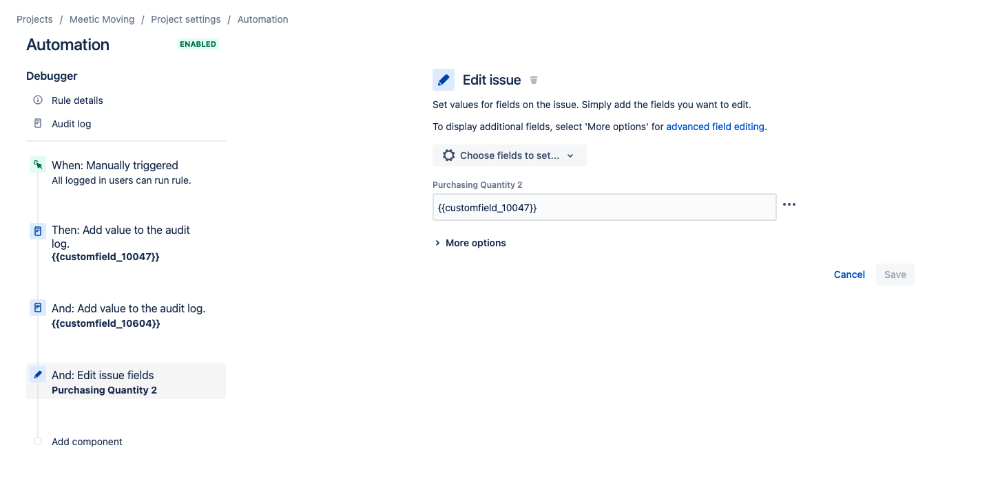 Solved: Copy one custom field value to another custom fiel...