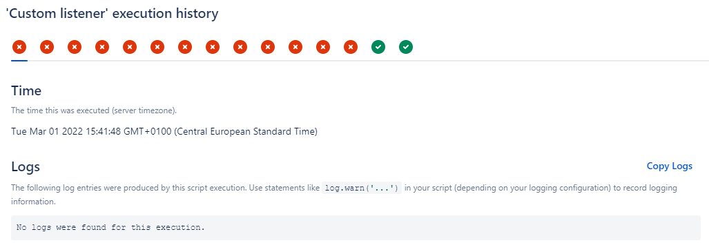 Solved Scriptrunner Listener Load Checklist Template 