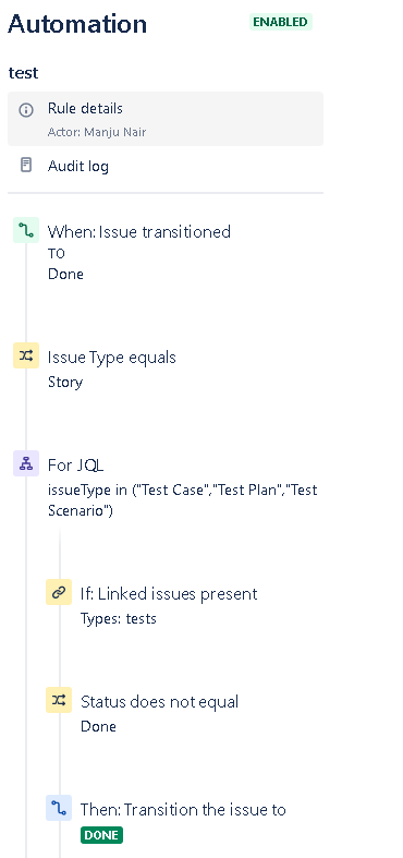 Solved: Automatic status change for tests in X-ray
