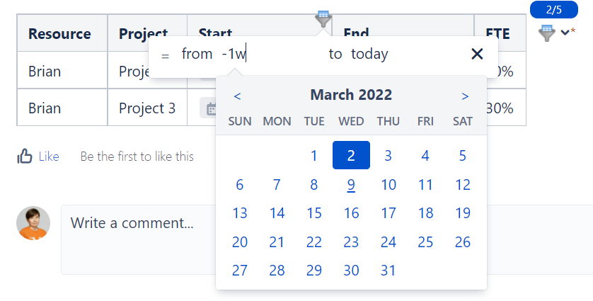 How to filter ConfiForms Table view to only show r...