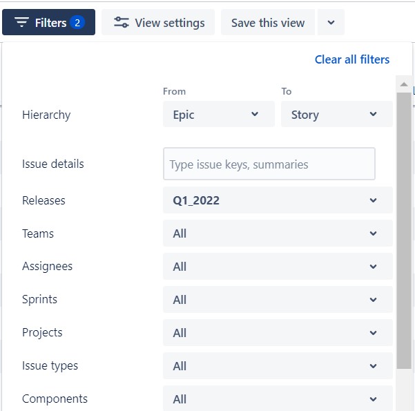 Jira plan - Issue in viewing a board realease