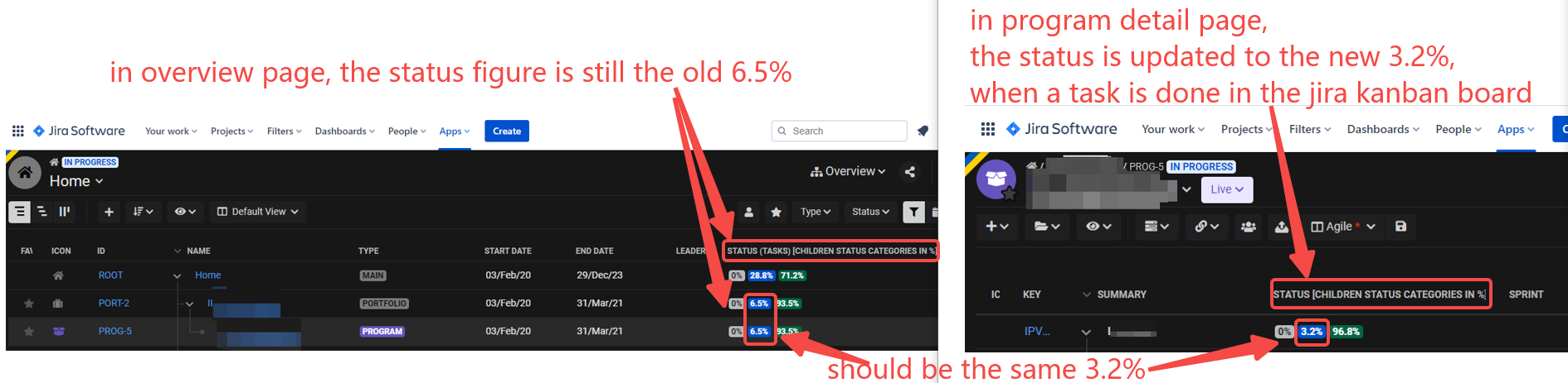 problem using big picture program with JIRA cloud