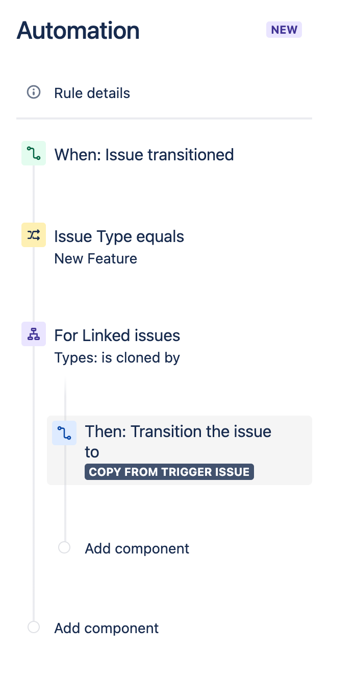 How to transition the status of a bug in a project...