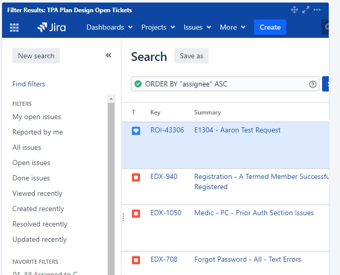Gadgets crash on sorting