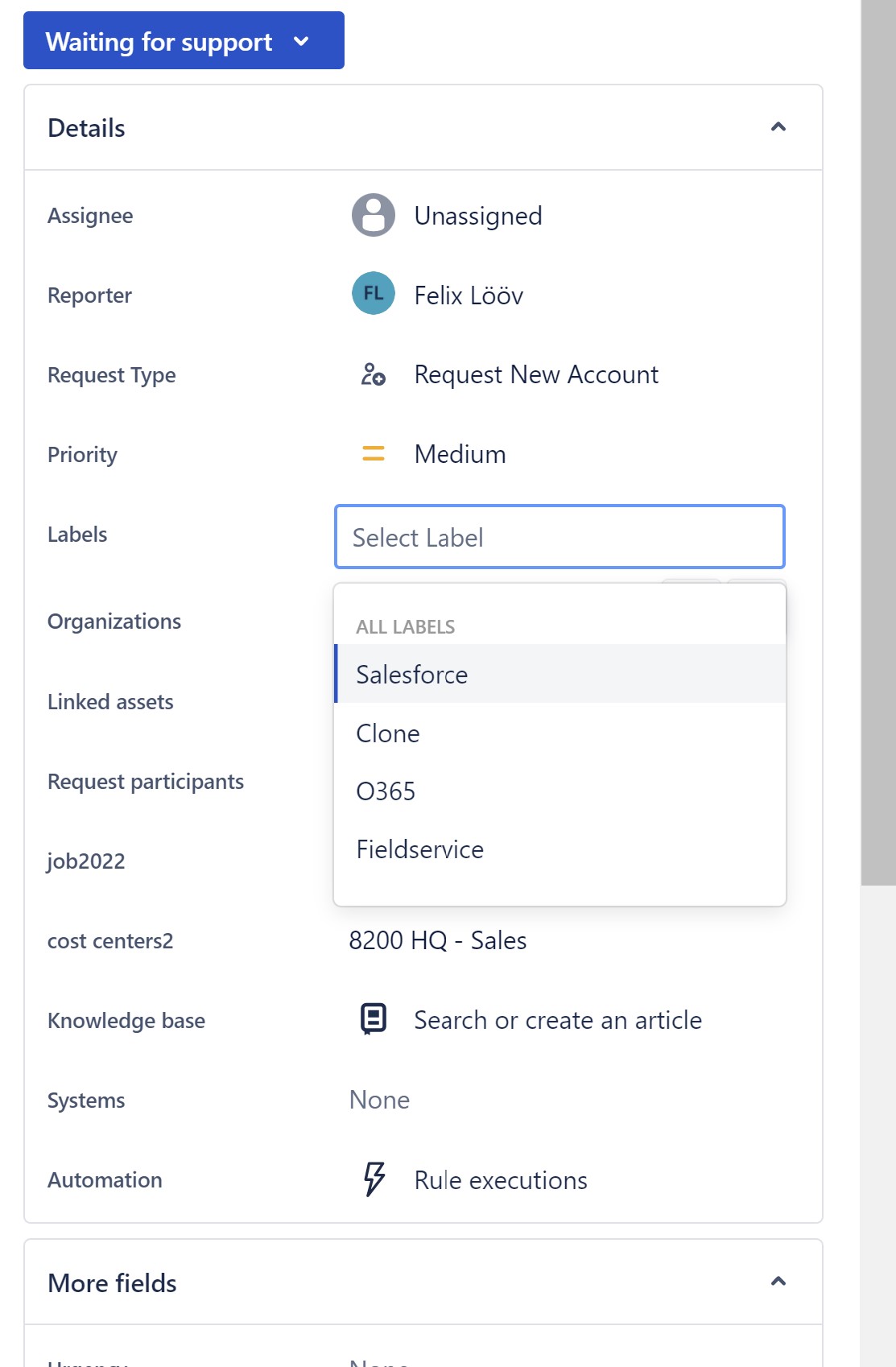 each checkbox CHOICES point to different Label jir...