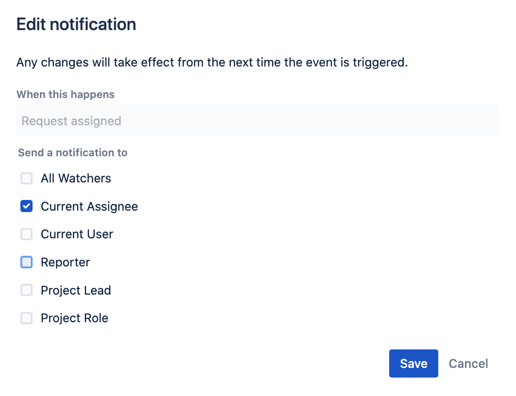 Solved: Email Notification when someone is assigned as the...