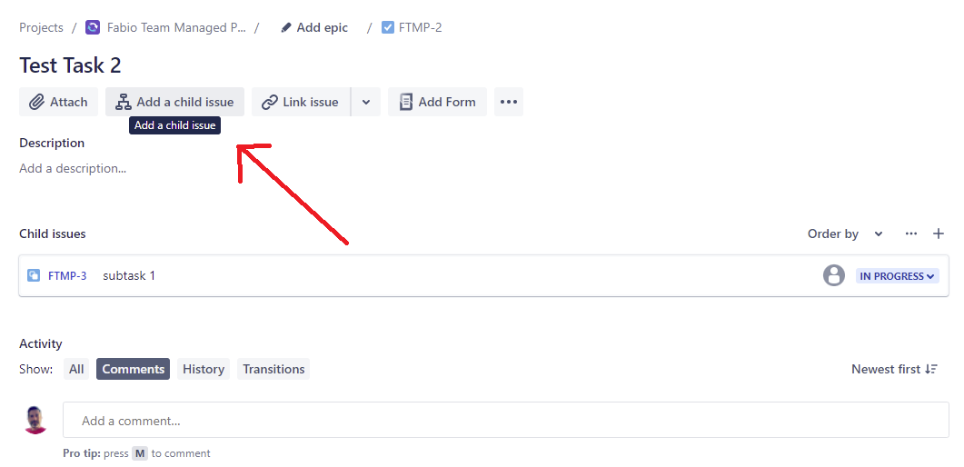 Adding new sub-tasks types to the issue types on a...