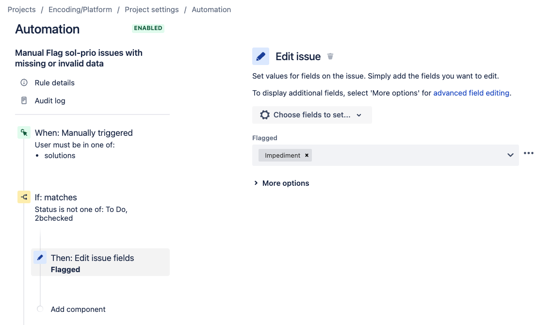 Automation - flagging issues with missing data