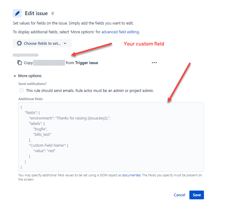 Custom field: Select List (cascading), can you cop...