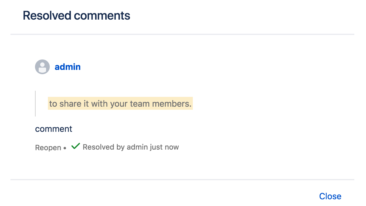 How can I see my comments after my requested chang...