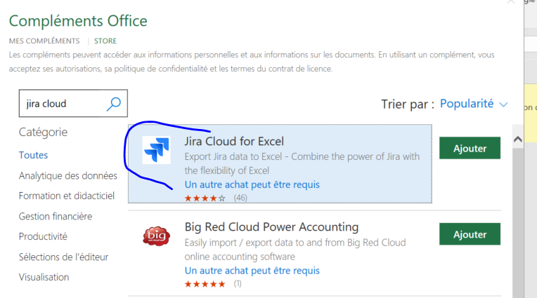 Jira Cloud for Excel (official)