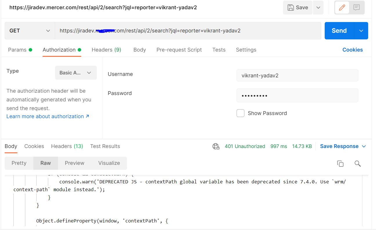 Solved: Run JQL using REST API not working