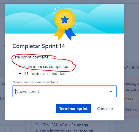 Solved: Issue with Done status at finalize sprint don't co...