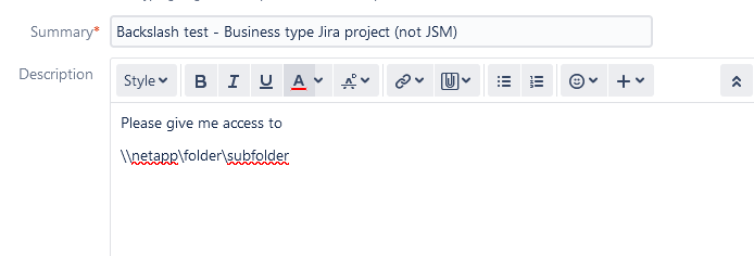 Solved Jsm Server Why Does The Rich Text Editor In Th