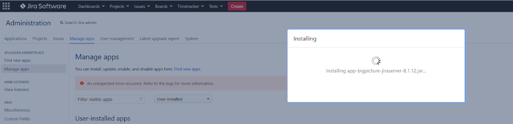 Solved: Cannot update BigPicture (suggested manual plugin ...